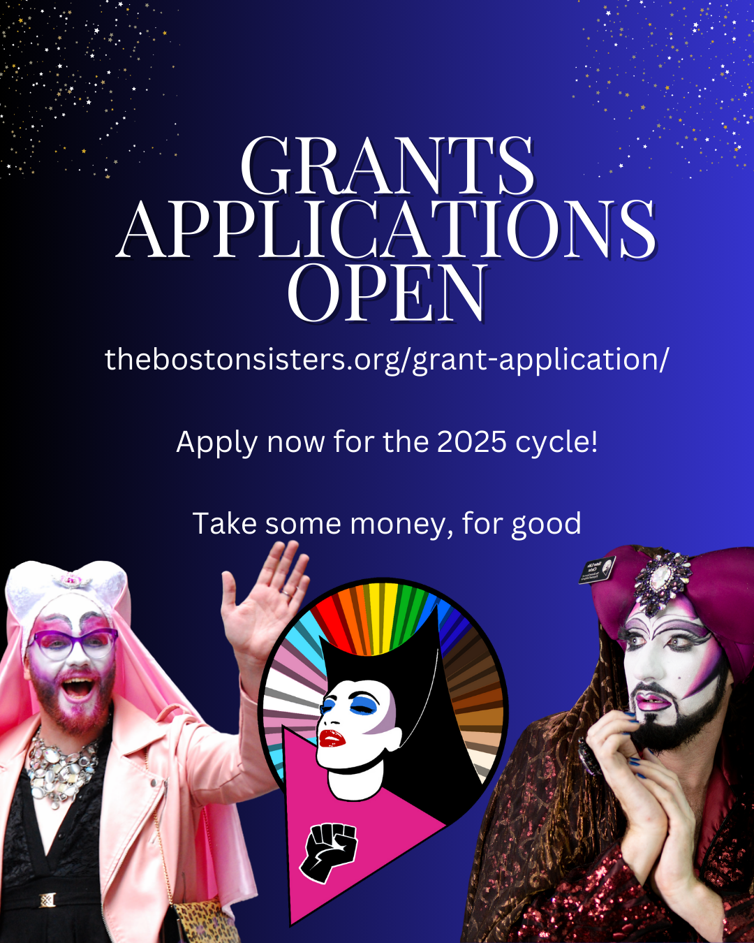 2025 Grants Now Open – The Boston Sisters of Perpetual Indulgence